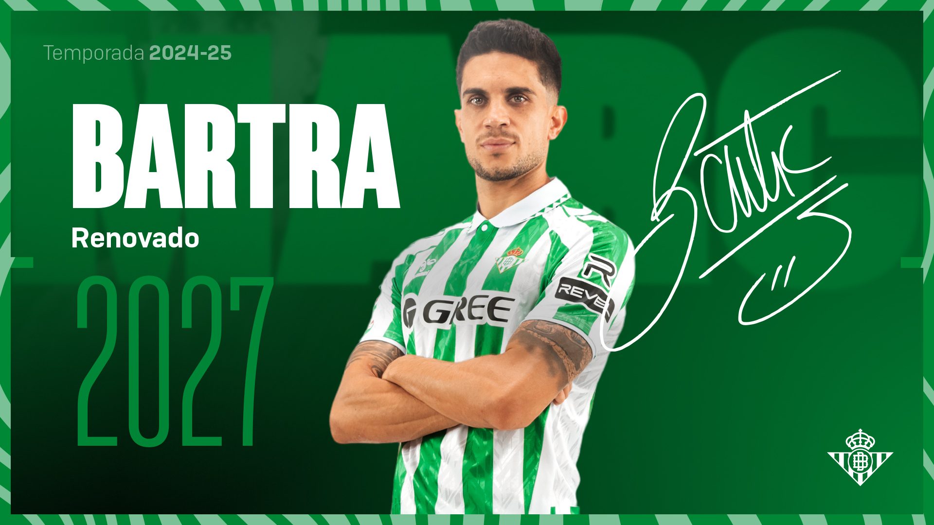 Marc Bartra renueva con el Real Betis hasta 2027